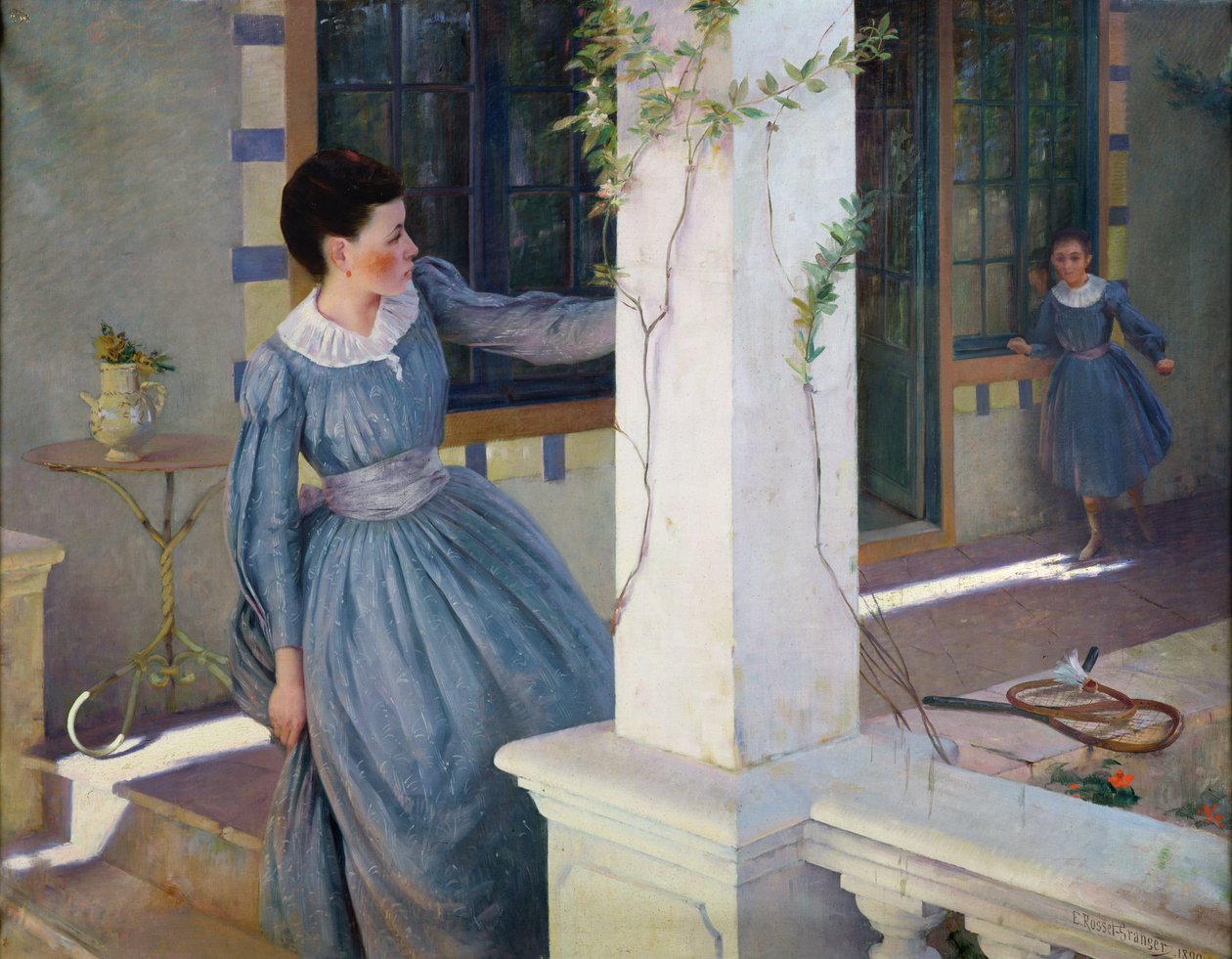 Hide and Seek, 1890 by Paul Edouard Rosset Granger